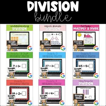 Division GOOGLE SLIDES Bundle Digital Learning By Let S Talk Teaching