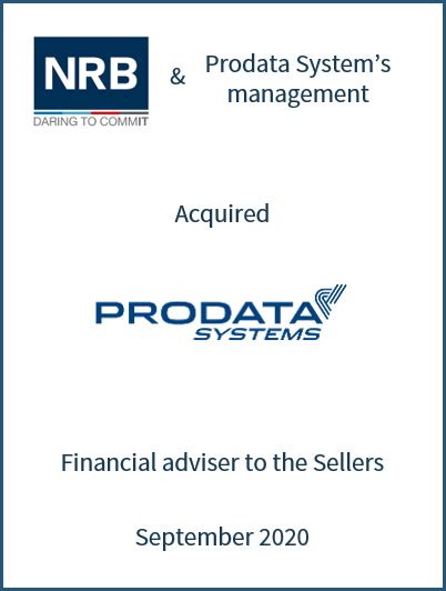 Prodata Systems Acquired By Nrb And Management Kumulus Partners
