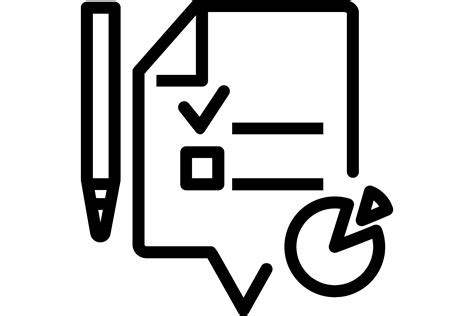 customer survey line icon checklist pe graphic by pch vector