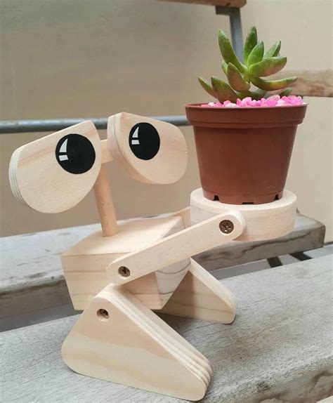 Simple Easy Woodworking Idea How To Make A Extremely Cute Robotic