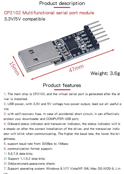 Ch340 Module Usb To Ttl Ch340g Upgrade Download A Small Wire Brush Plate Stc Microcontroller