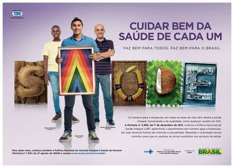 MS lança campanha voltada à saúde dos homens gays e bissexuais Coren SC Conselho Regional de