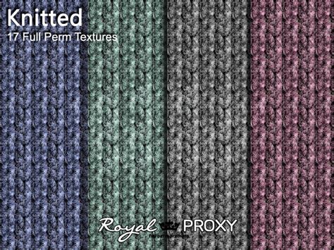 Second Life Marketplace Rp 17 Full Perm Seamless Textures Knitted