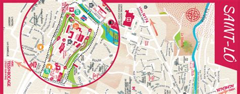 Map Of Saint Lô Office De Tourisme Et De La Culture De Saint Lô Agglo