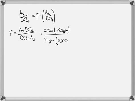 Solved Internal Standard Analyte Standard Standard 2 Standard 3