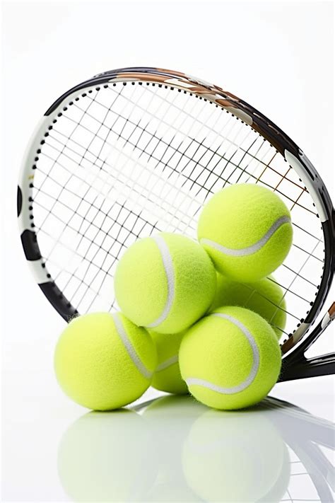 Balls And Racket Standing On White Background Wallpaper Image For Free Download Pngtree