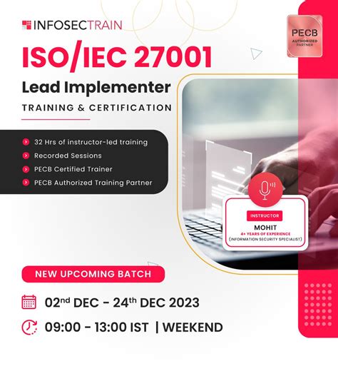 Iso27001 Informationsecurity Certificationtraining Leadimplementer Cybersecurity
