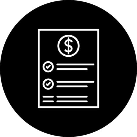 Premium Vector Bill Icon