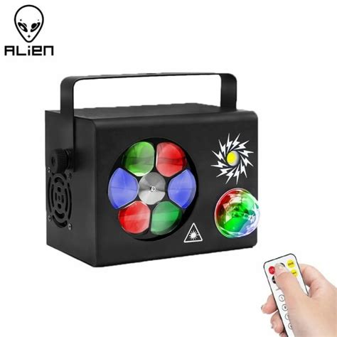 싸이키 노래방 홈파티 가정용 조명 Rgb Led Gobo 매직 볼 스트로브 16 적색 녹색 레이저 패턴 프로젝터 Dmx 무대