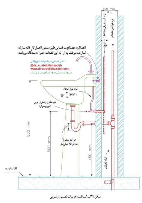لوازم بهداشتی ساختمان تاسیسات نظام مهندسی دکتر احسان عبداله زاده