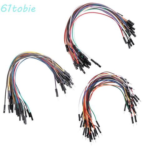 Tobie 30 Pcs Jumper Wire Male To Male Breadboard Dupont Cable Diy