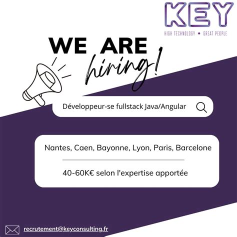Nous Recrutons Des Développeurs Fullstack Javaangular Pour Participer