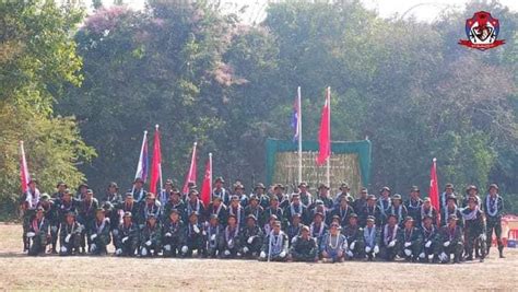 နဂါးနီစစ်ကြောင်း အပတ်စဉ် ၁ သင်တန်းဆင်းပွဲပြုလုပ် သံလွင်ခက်