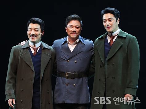 E포토 양준모 정성화 민우혁 뮤지컬 영웅의 안중근