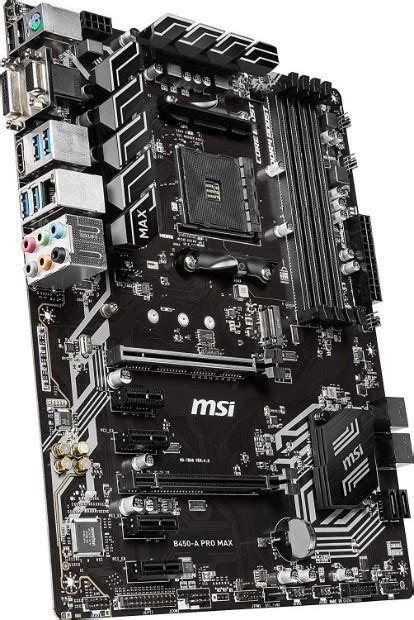 MSI B450 A Pro MAX AMD Ryzen 2ND And 3rd Gen AM4 Socket M 2 Supported