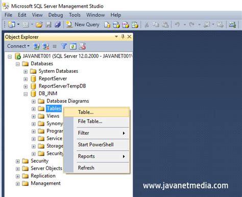 Tutorial Membuat Database Dan Tabel Sql Server ~