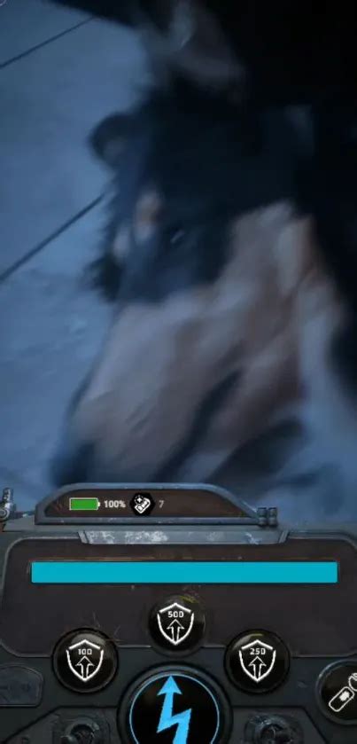 Futuristic Game Interface Wallpaper Free Download