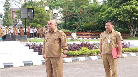 Pemkab Landak Gelar Apel Kesiapan Pelaksanaan Tugas Di Awal Tahun Tribunpontianak Co Id