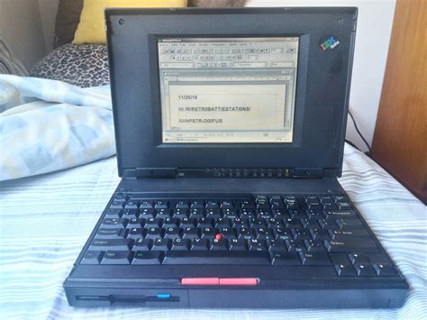 Portable Week My Ibm Thinkpad 360ce From Aprox 5 May 1995 R