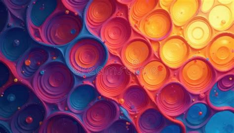 Interlocking Circles Create A Flowing Organic Pattern Circle