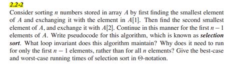 Solved Pseudocode And Loop Invariant Points Chegg
