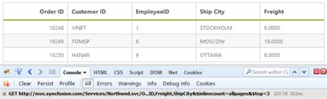 paging datamanager asp webforms syncfusion