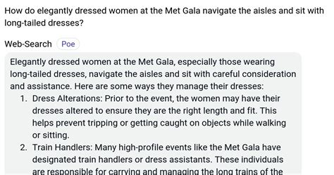 How Do Elegantly Dressed Women At The Met Gala Navigate The Aisles And