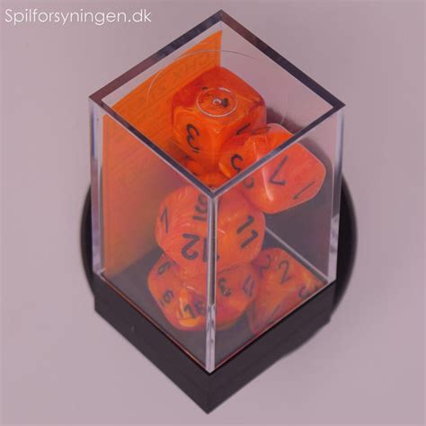 Vortex Polyhedral Orange Wblack 7 Die Set Spilforsyningen