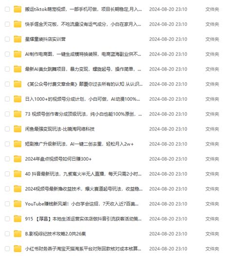 全网短视频课程资源群 智鸭网 抖音短视频素材网 无水印视频素材下载资源库