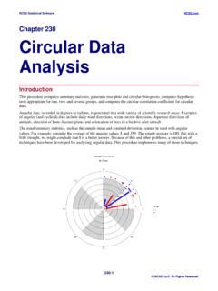 Circular Data Analysis NCSS Circular Data Analysis Ncss Pdf PDF4PRO