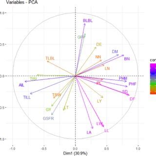 Variable Correlation Plot Showing The Relationships Between