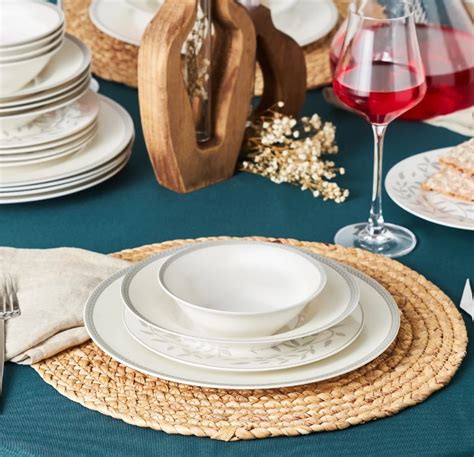 Karaca Roseanne სადილის ნაკრები 6 პერსონაზე 24 ცალი Veli Store