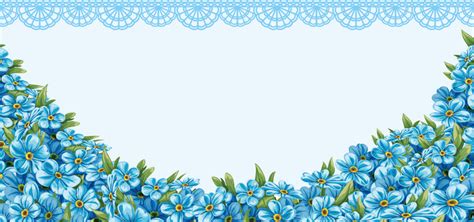 蓝色花朵白色花蕊PNG图片素材下载 白色PNG 熊猫办公
