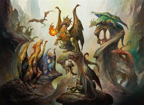 Dragons School By Boris Vallejo And Julie Bell Rimaginarydragons