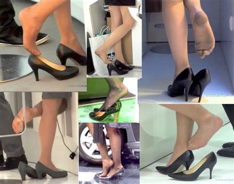 Candid Hostess Shoeplay By Legster
