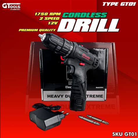 Jual Mesin Bor Baterai Bor Cordless Garansi Resmi 2thn Bor Besi Kayu