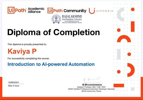 Kaviya Pari On Linkedin Aiautomation Professionaldevelopment
