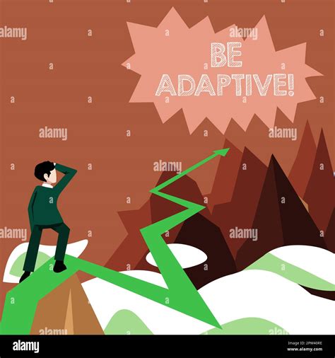 Écriture Affichage Du Texte Soyez Adaptatif Word écrit Sur Faire La Différence étant Spécial Et