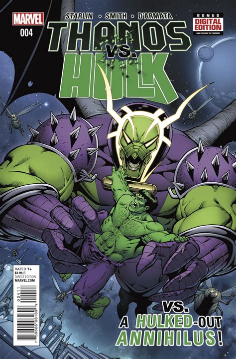 Exclusive Preview Thanos Vs Hulk 4 13th Dimension Comics