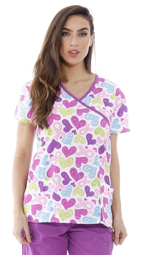 Just Love Womens Scrub Tops Nursing Scrubs Womens Scrub Tops Scrubs