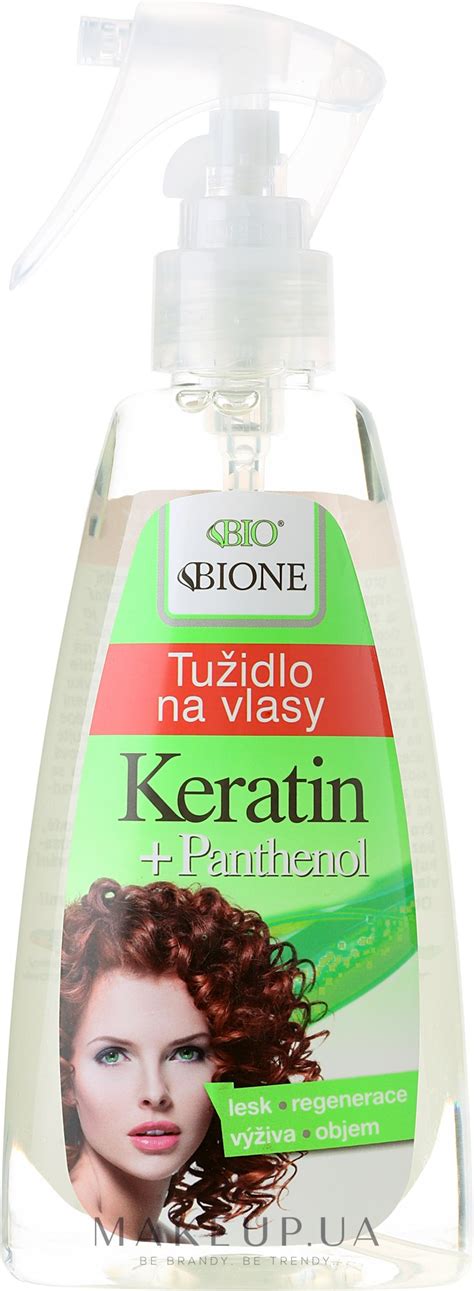 Bione Cosmetics Keratin + Panthenol Hair Spray - Восстанавливающий ...