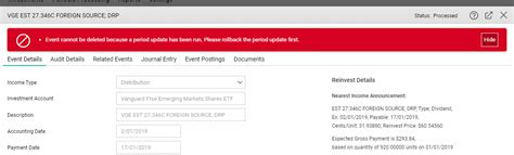 Unable To Delete A Modified Event Class Support