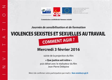 Cgt État Violences Sexistes Et Sexuelles Au Travail Comment Agir