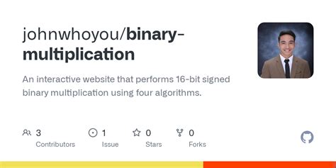 Github Johnwhoyoubinary Multiplication An Interactive Website That