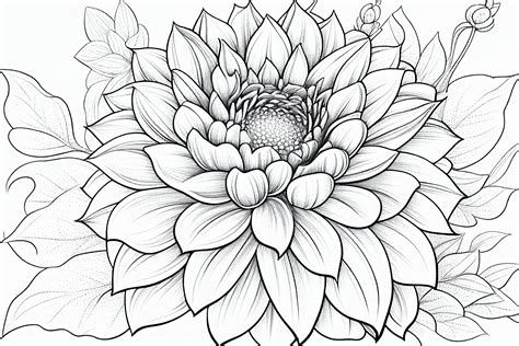 Top 20 Free Printable Realistic Flower Coloring Pages For Adults