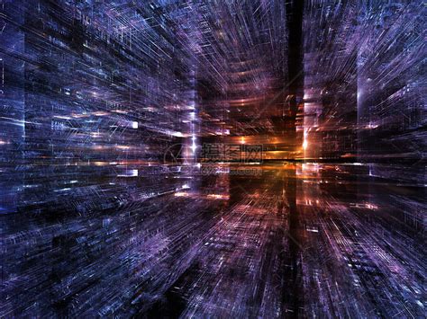 分形尺寸可视化城市紫色技术矩形网格工业科学建筑学几何学建筑高清图片下载 正版图片321630300 摄图网