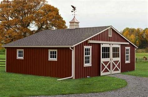 Amish Style Barn Houses Start At 5400 And Are Built On Site From 25000