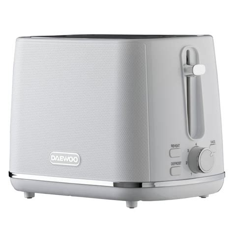 Daewoo White Stirling 2 Slice Toaster Kettles And Toasters From Daewoo