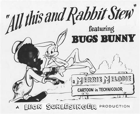 All This And Rabbit Stew 1941 Banned Bugs Bunny Cartoon