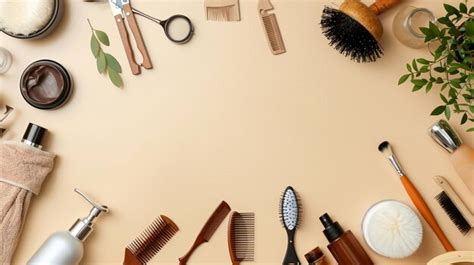 Premium Photo Makeup Cosmetics Products Background